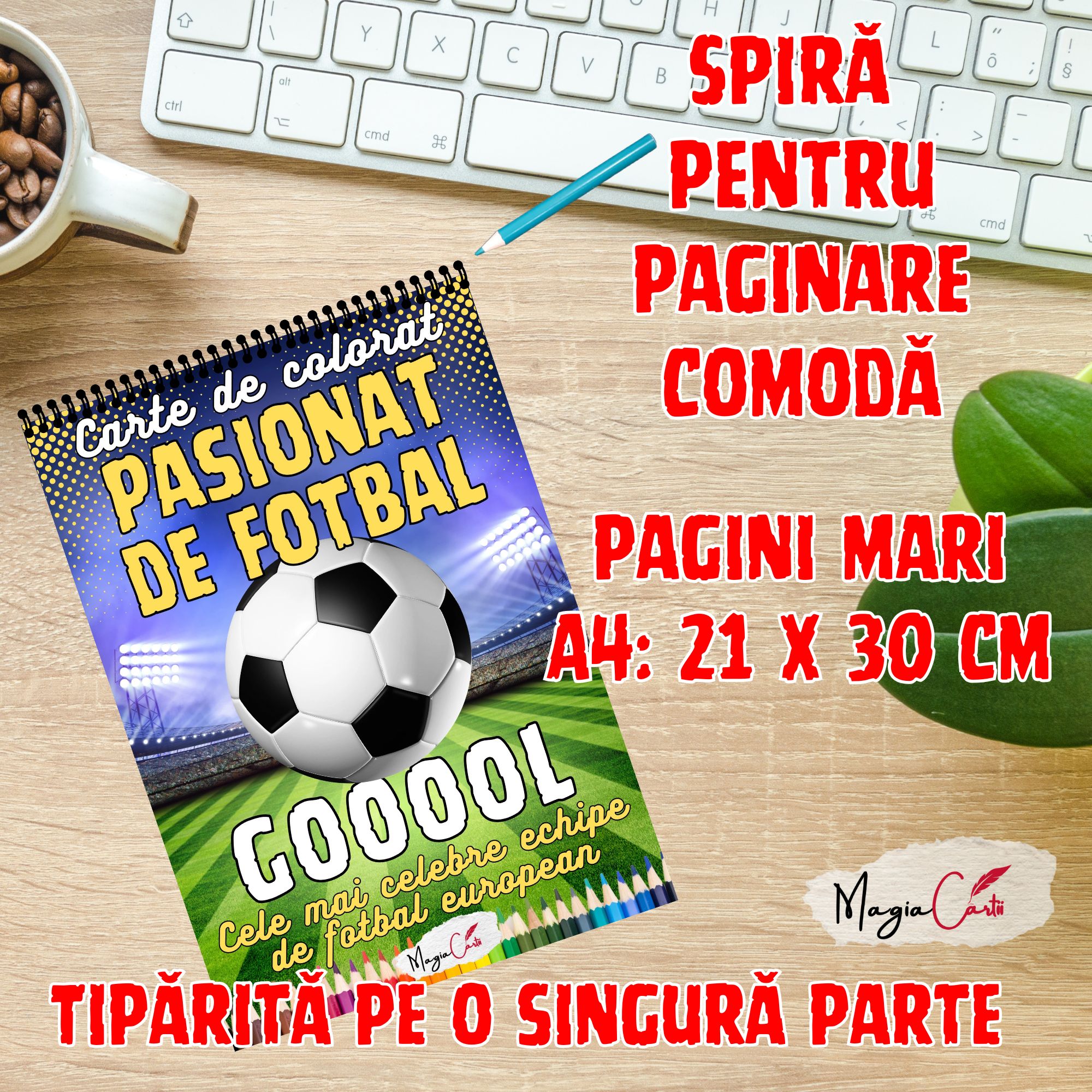 Carte de colorat, Pasionat de Fotbal, Echipele de la Campionatul ...