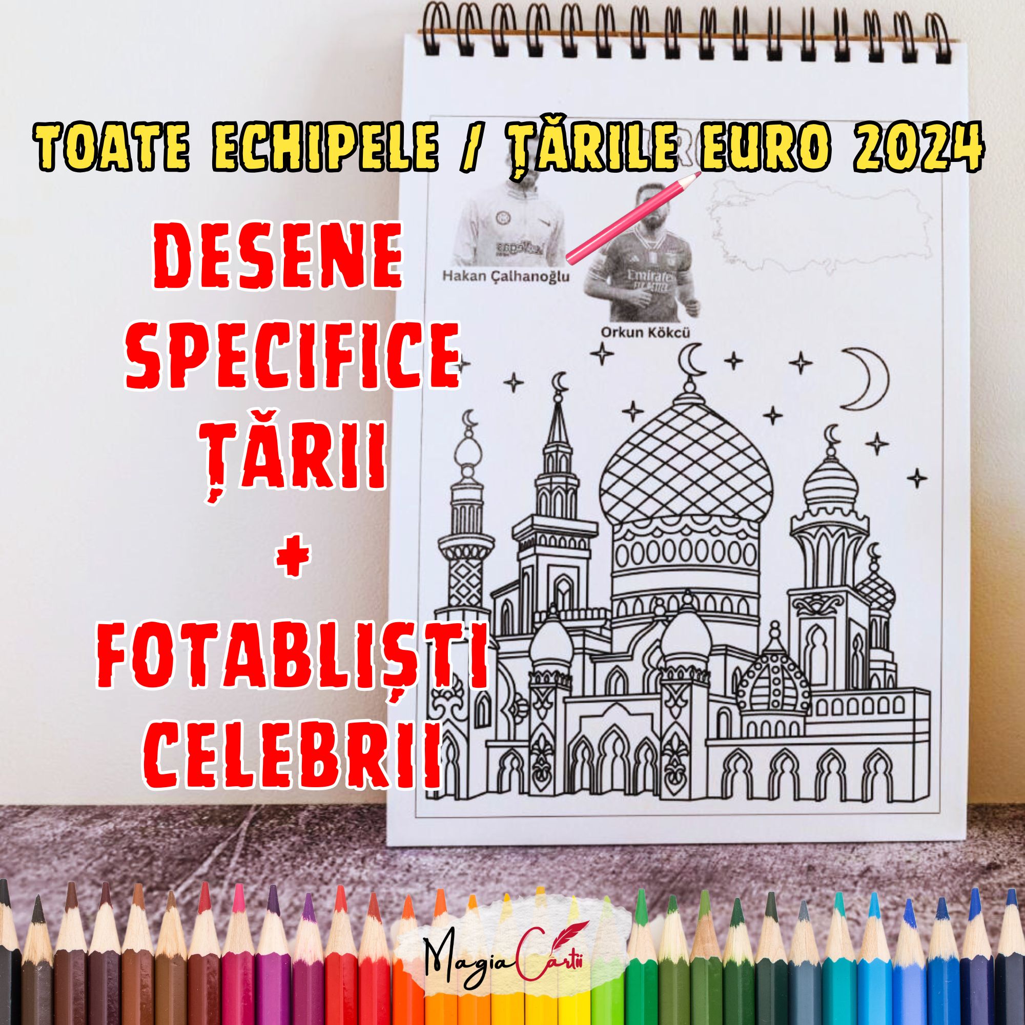 Carte de colorat, Pasionat de Fotbal, Echipele de la Campionatul ...